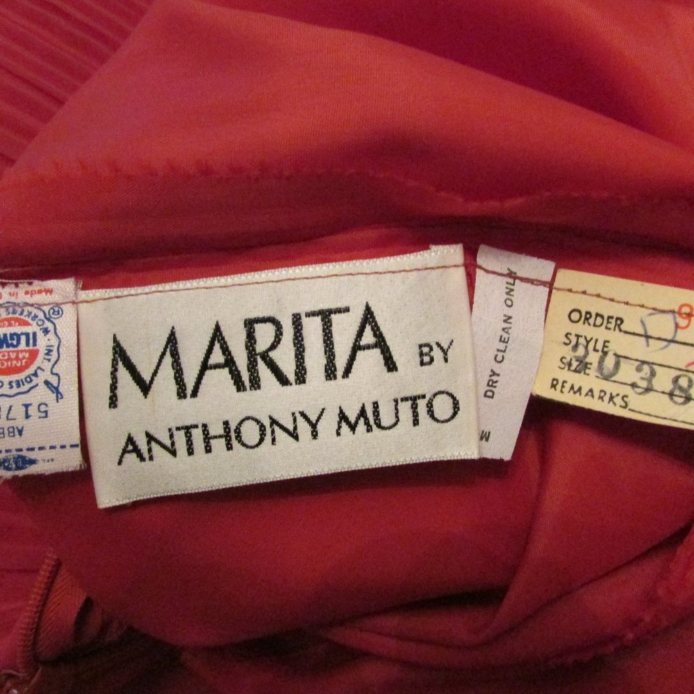 Marita By Anthony Muto Fortuny Accordion Pleat Evenin… - Gem